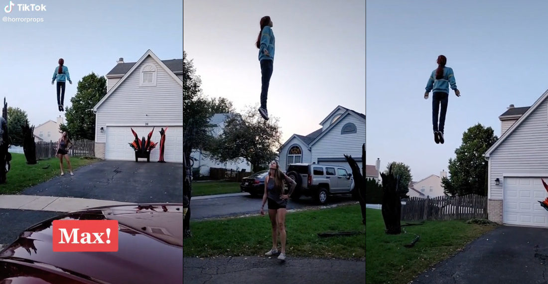 Incredibly Impressive Stranger Things Floating Max Halloween Yard ... Incredibly Impressive Stranger Things Floating Max Halloween Yard ...