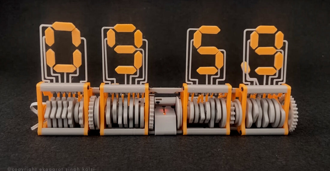 A Cleverly Designed Analog Digital Clock - borninspace A Cleverly Designed Analog Digital Clock - borninspace