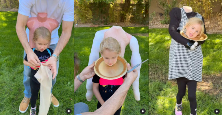 How To Make A Carrying Your Own Head Halloween Costume - borninspace